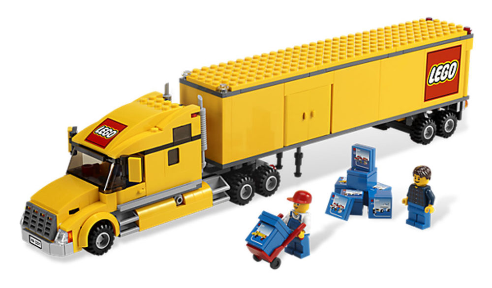 LEGO MOC: DHL Truck - zusammengebaut