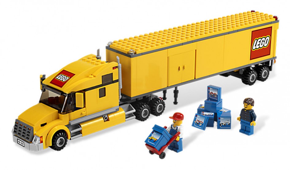 LEGO MOC: DHL Truck - zusammengebaut