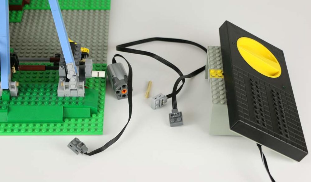 LEGO Riesenrad (10247): Motorisierung mit 9V Eisenbahn Transformator ...