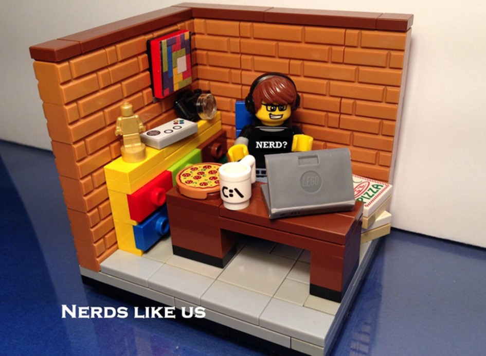 LEGO Ideas MOC: „Nerds Like Us Vignette“ - so ist es! - zusammengebaut