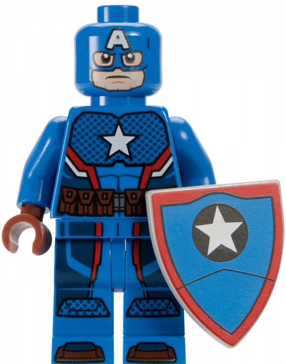 Comic Con 2016: LEGO Marvel Steve Rogers Captain America Minifigur ...