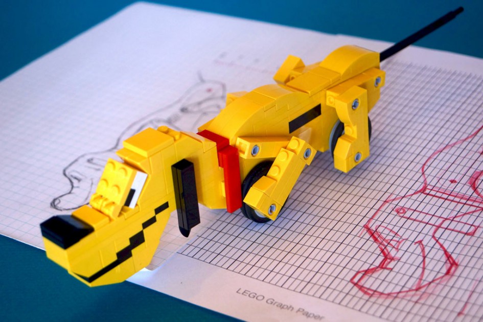 LEGO MOC: Disney Pluto - zusammengebaut