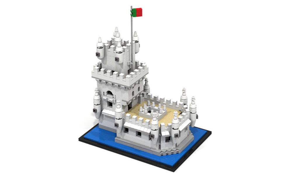 LEGO Ideas MOC: Lisboa Torre de Belém - zusammengebaut
