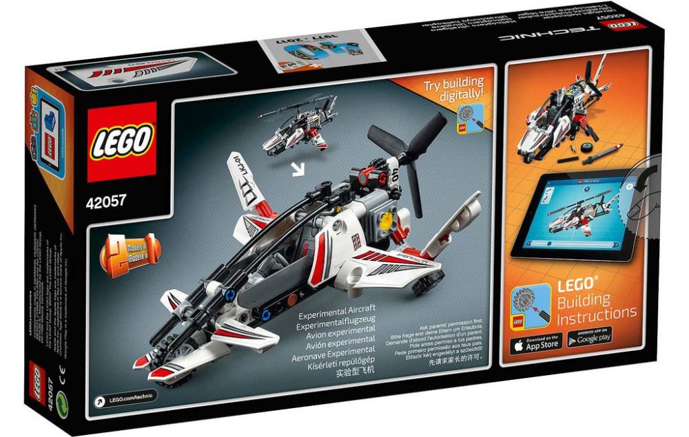 LEGO Technic 1. Halbjahr 2017: B-Modelle der Winter-Sets - zusammengebaut