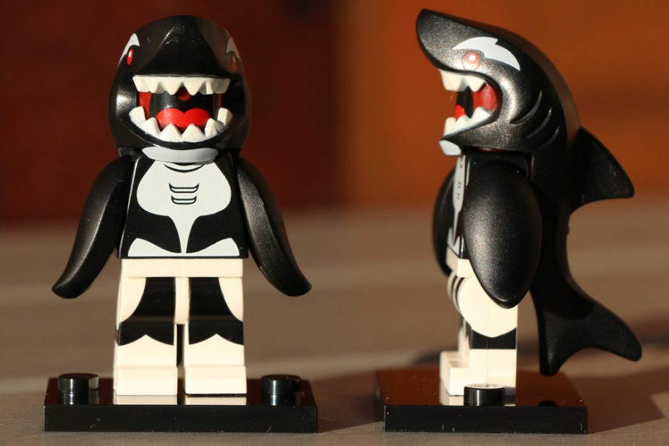LEGO MOC: Achtung, ein Orca! - zusammengebaut
