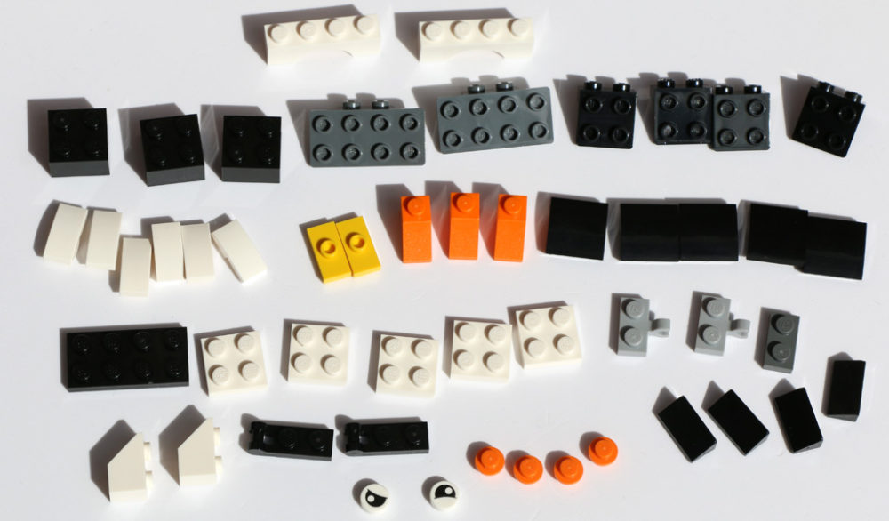 Neues LEGO Pick a Model im Review: Papageientaucher - zusammengebaut