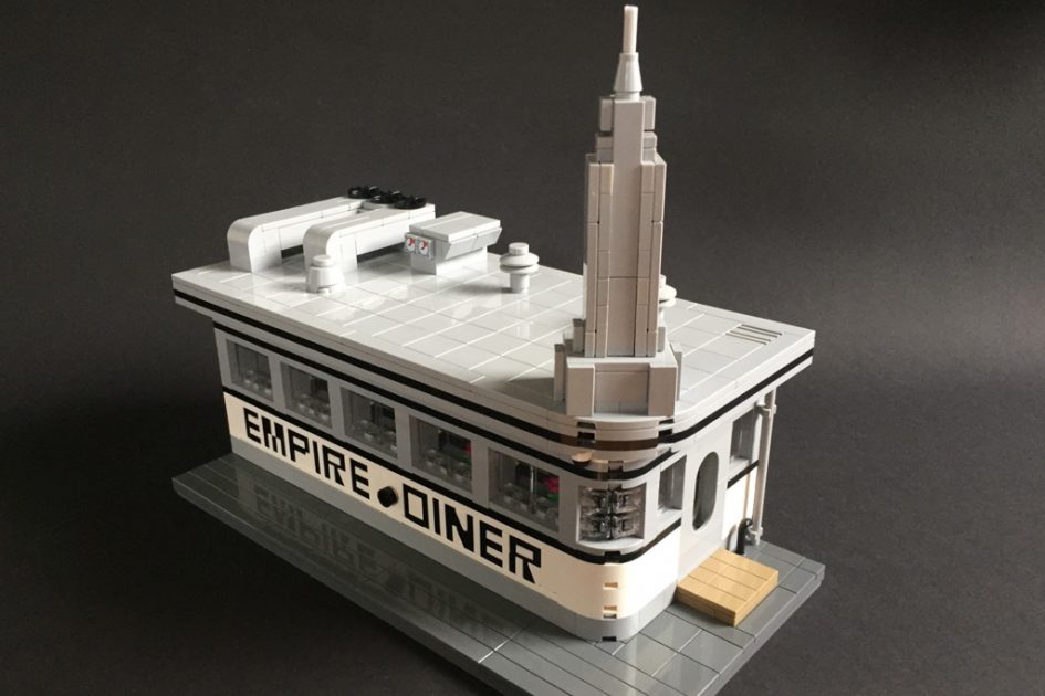 LEGO MOC: Empire Diner NYC - zusammengebaut