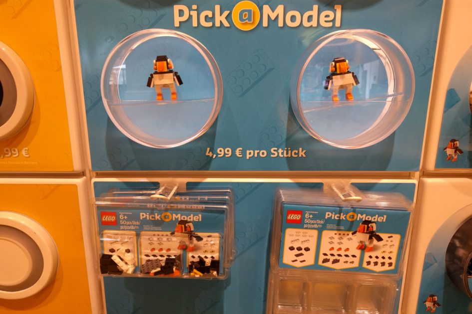 LEGO Store: Pick a Model wird nicht fortgesetzt - zusammengebaut