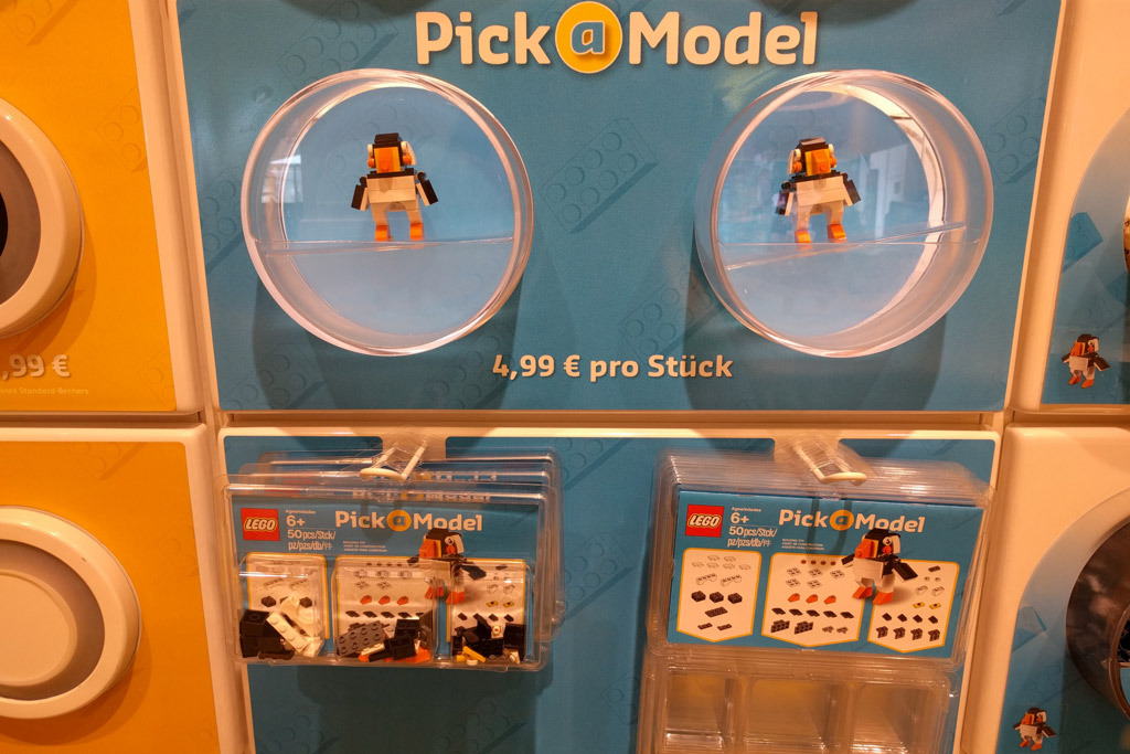 LEGO Store: Pick a Model wird nicht fortgesetzt - zusammengebaut