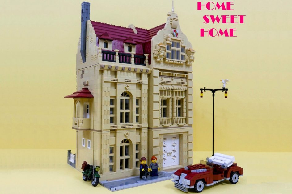 LEGO MOC: Home Sweet Home - zusammengebaut