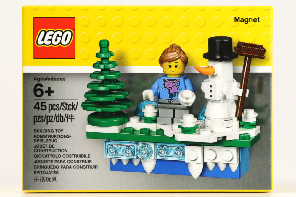 LEGO Iconic Weihnachts-Magnet 853663 im Review - zusammengebaut