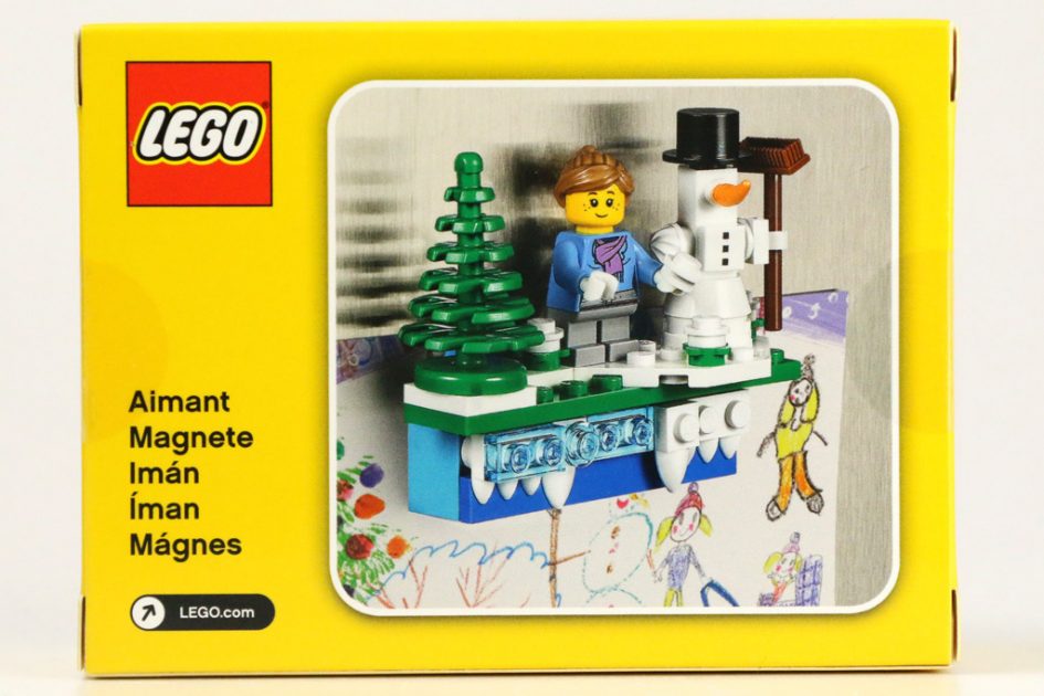 LEGO Iconic Weihnachts-Magnet 853663 im Review - zusammengebaut