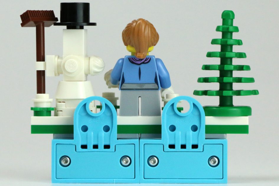 LEGO Iconic Weihnachts-Magnet 853663 im Review - zusammengebaut