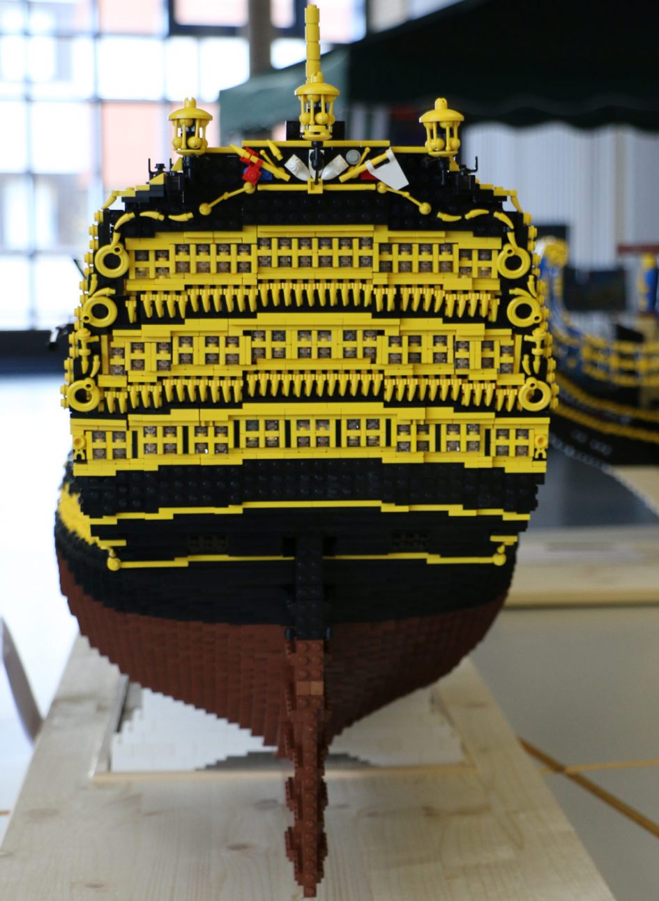 LEGO MOCs: H.M.S. Victory & Soleil Royal - zusammengebaut