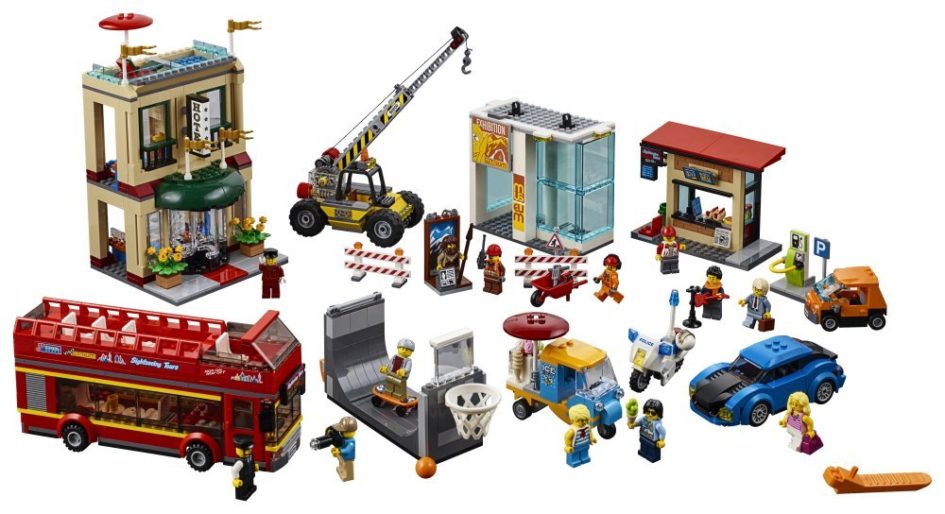LEGO City Stadtzentrum 60200: Offizielle Bilder - zusammengebaut