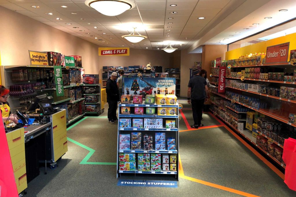 LEGO testet neue Pop-Up LEGO Workshop Brand Stores - zusammengebaut