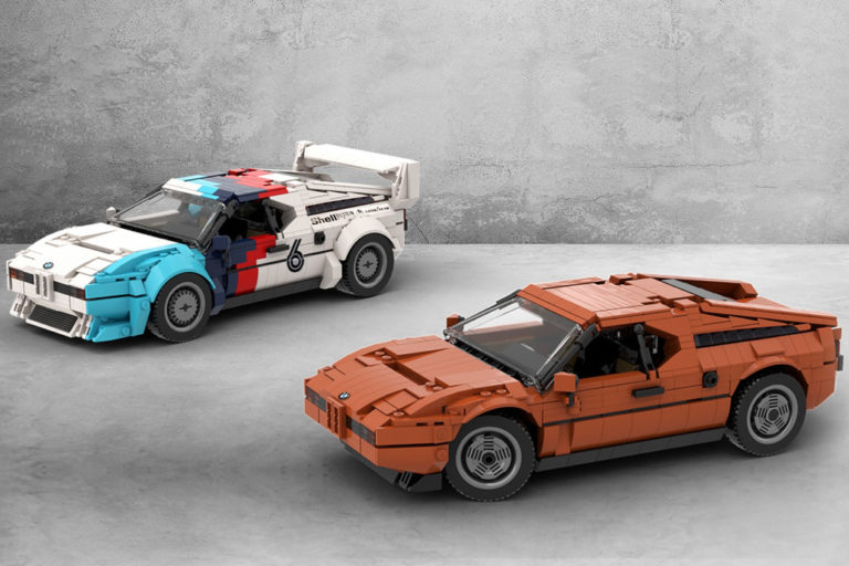LEGO Ideas BMW M1 (E26) nimmt Fahrt auf - zusammengebaut