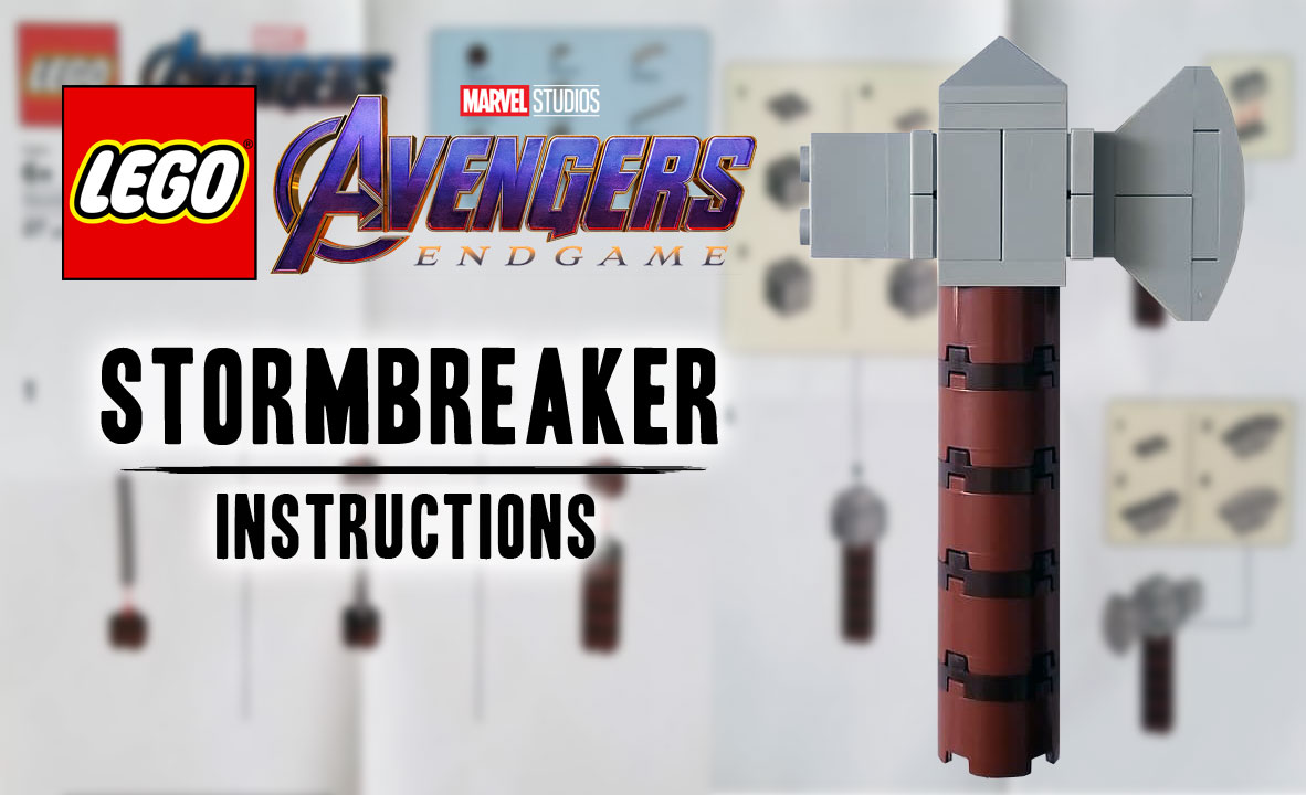 LEGO Avengers Endgame: Stormbreaker von Thor zum Nachbauen - zusammengebaut