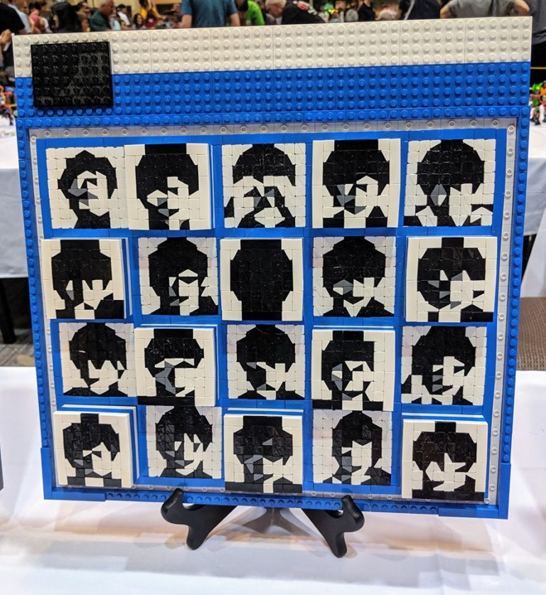 Beatles Album Cover aus LEGO Steinen: Hitverdächtig! - zusammengebaut