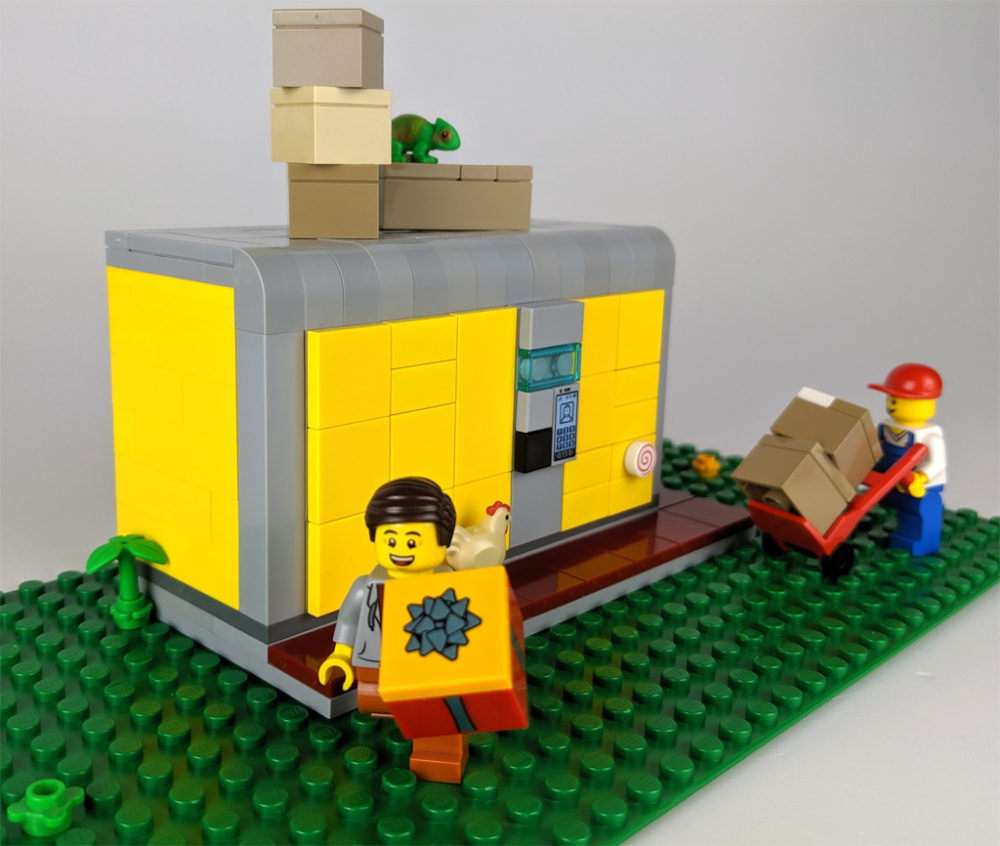 LEGO DHL Packstation: "Die Lieferung kann in der Jamie-Berard-Straße 8 ...