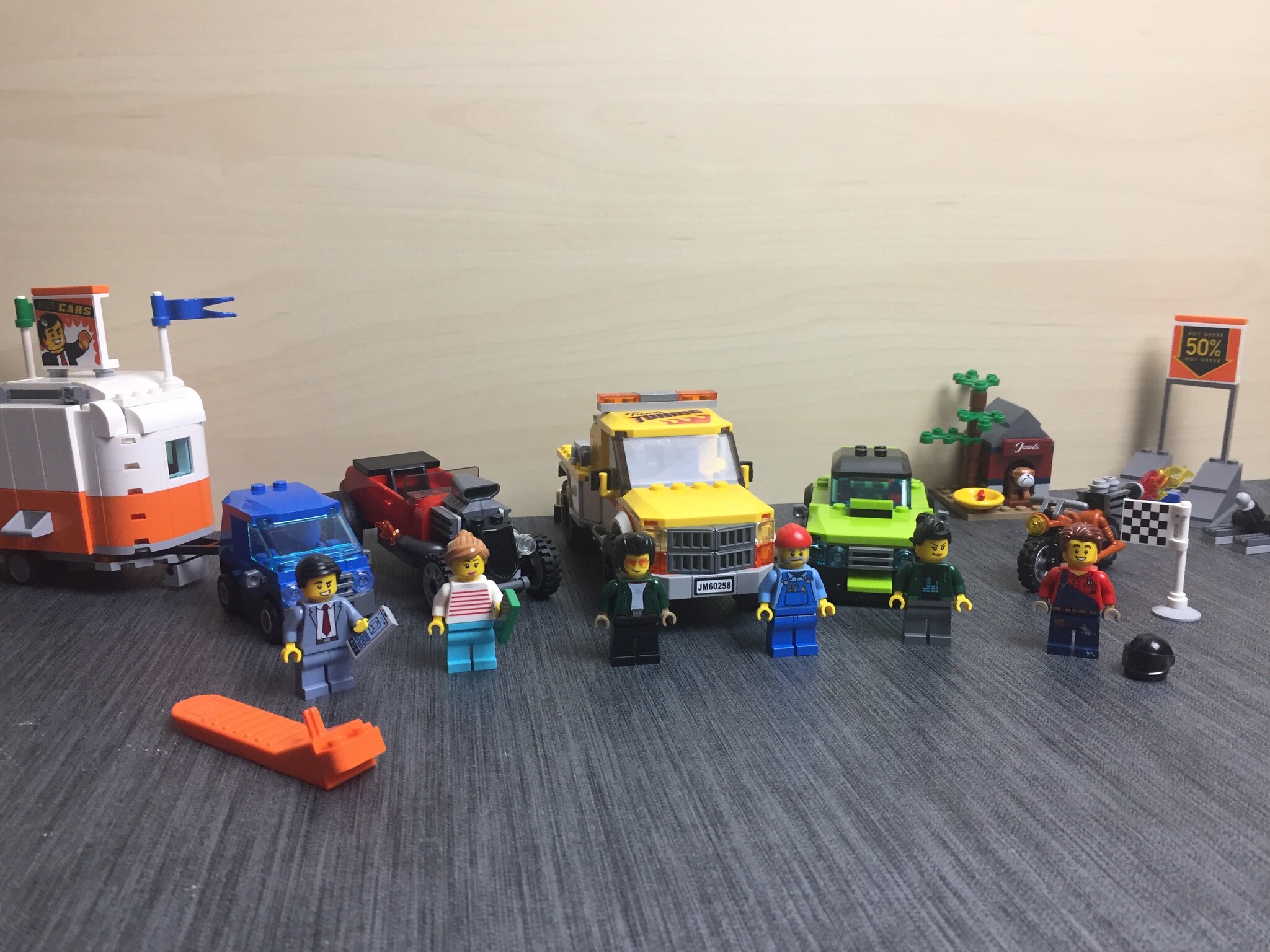 LEGO City 60258 Tuning-Werkstatt im Review - zusammengebaut