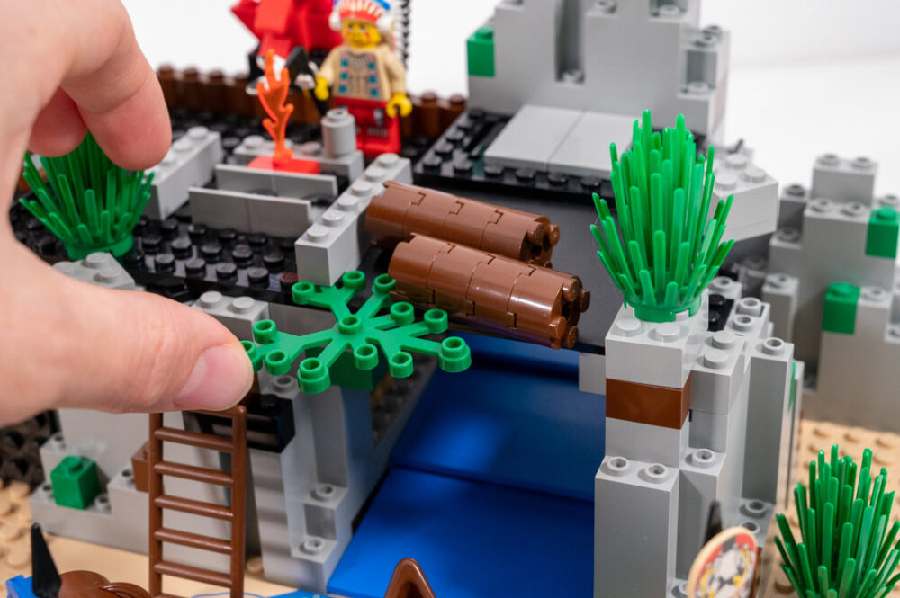 LEGO 6766/6763 Indianerdorf im Classic Review - zusammengebaut