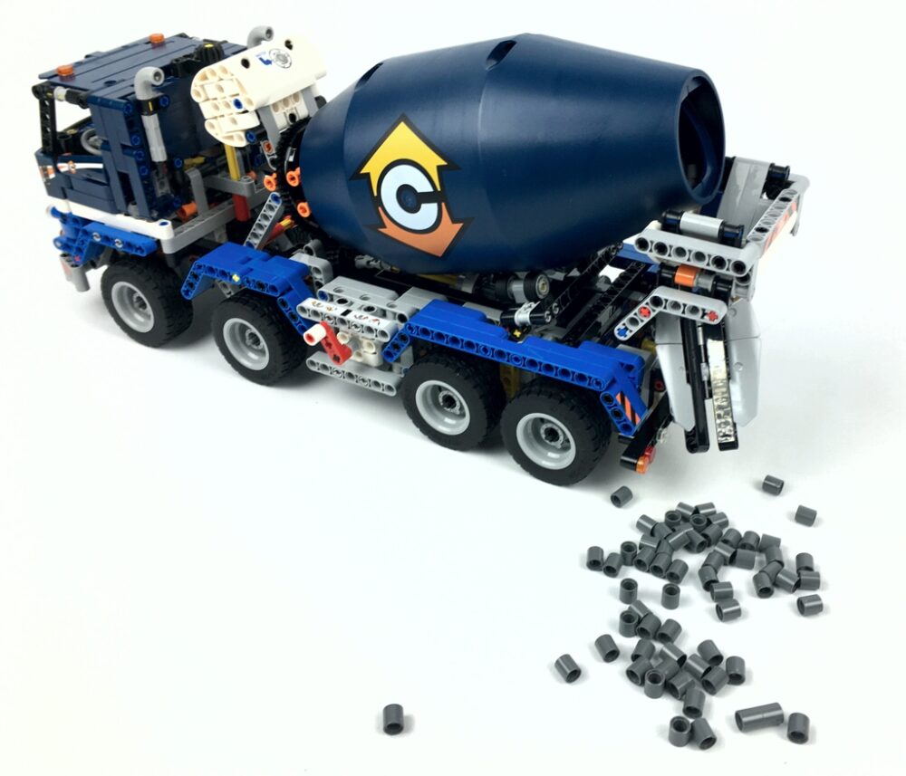 LEGO Technic 42112 Betonmischer-LKW im Review: Richtigen Beton mischen ...