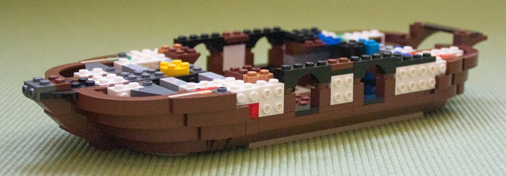 LEGO 31109 Creator 3-in-1 Piratenschiff im Review - zusammengebaut