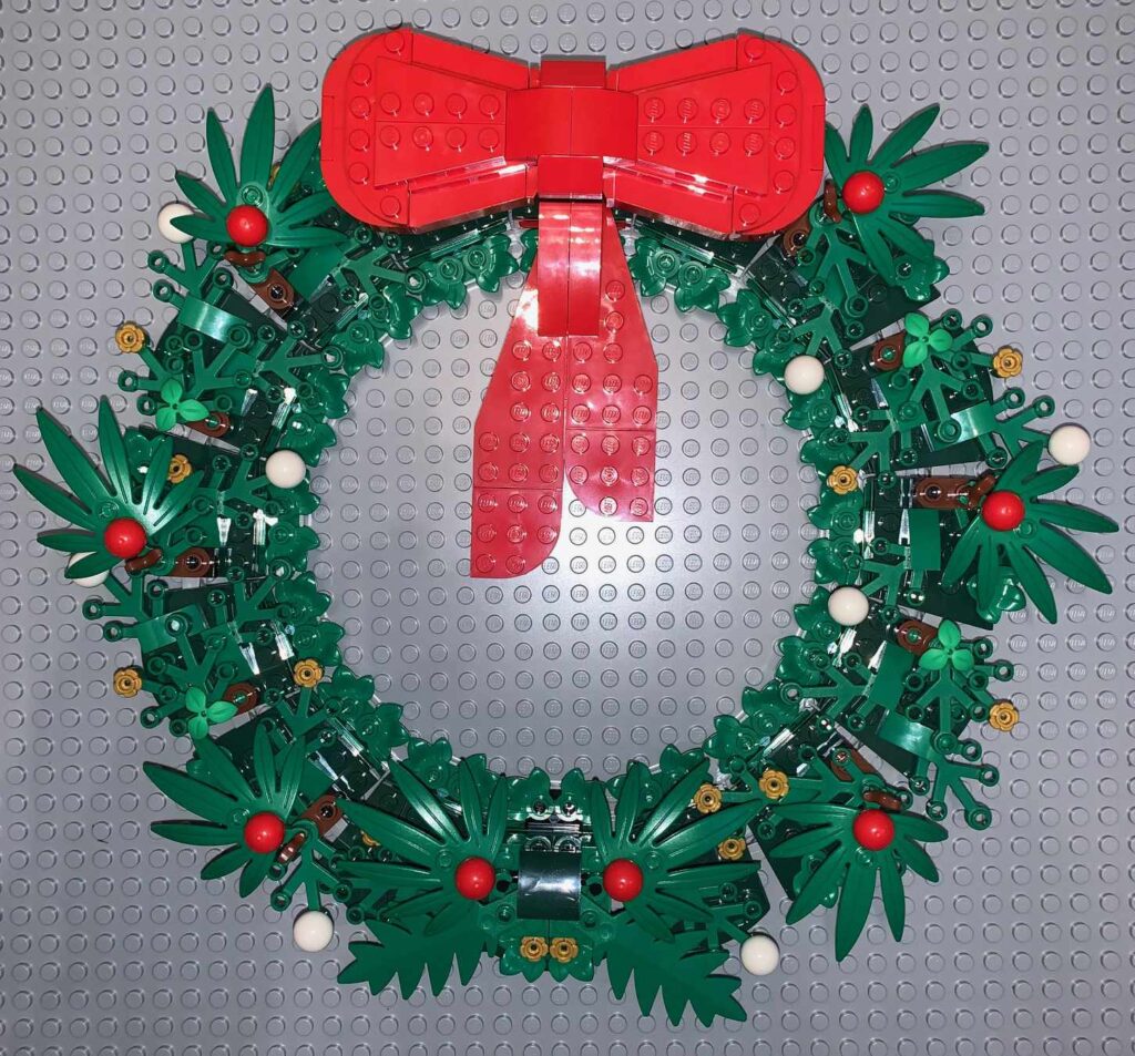 LEGO 40426 2-in-1-Adventskranz im Review - zusammengebaut
