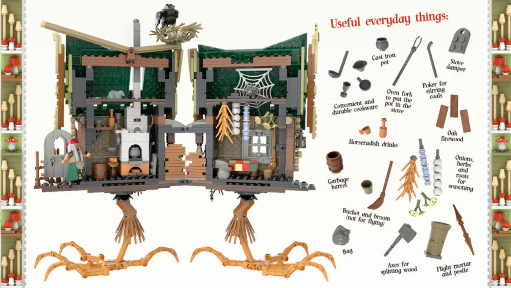 LEGO Ideas: Baba Yaga hebt binnen eines Tages ab! - zusammengebaut