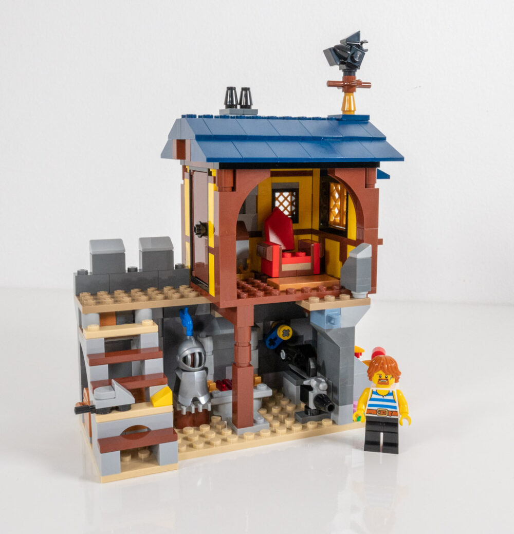 LEGO Creator 31120 Mittelalterliche Burg im Review - zusammengebaut