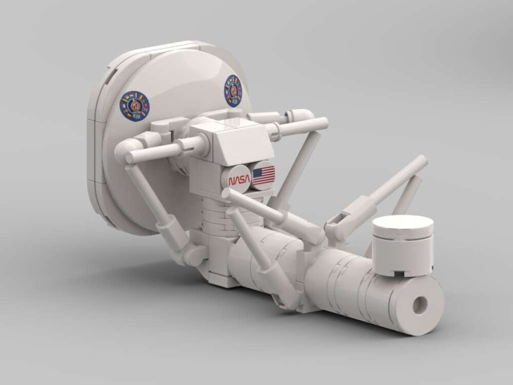 NASA/ESA Spacelab 1 als LEGO Nachbau und kostenlose Bauanleitung ...