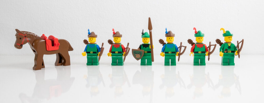 LEGO 6066 Forestmen Camouflaged Outpost im Classic Review - zusammengebaut