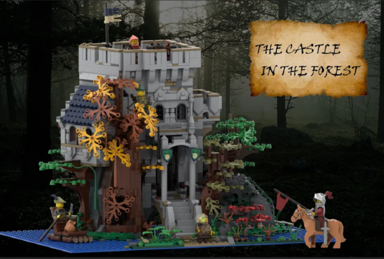 LEGO BrickLink Castle in the Forest im Review - zusammengebaut