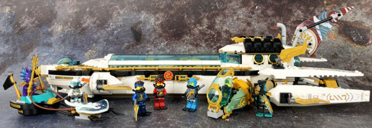 LEGO Ninjago 71756 Wassersegler im Review - zusammengebaut
