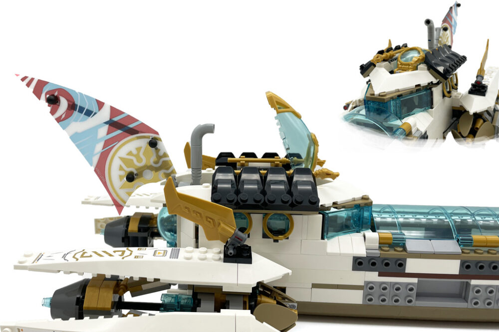 LEGO Ninjago 71756 Wassersegler im Review - zusammengebaut