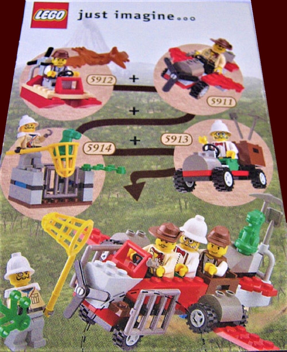 LEGO Adventurers 5912 Mike’s Swamp Boat im Classic Review - zusammengebaut