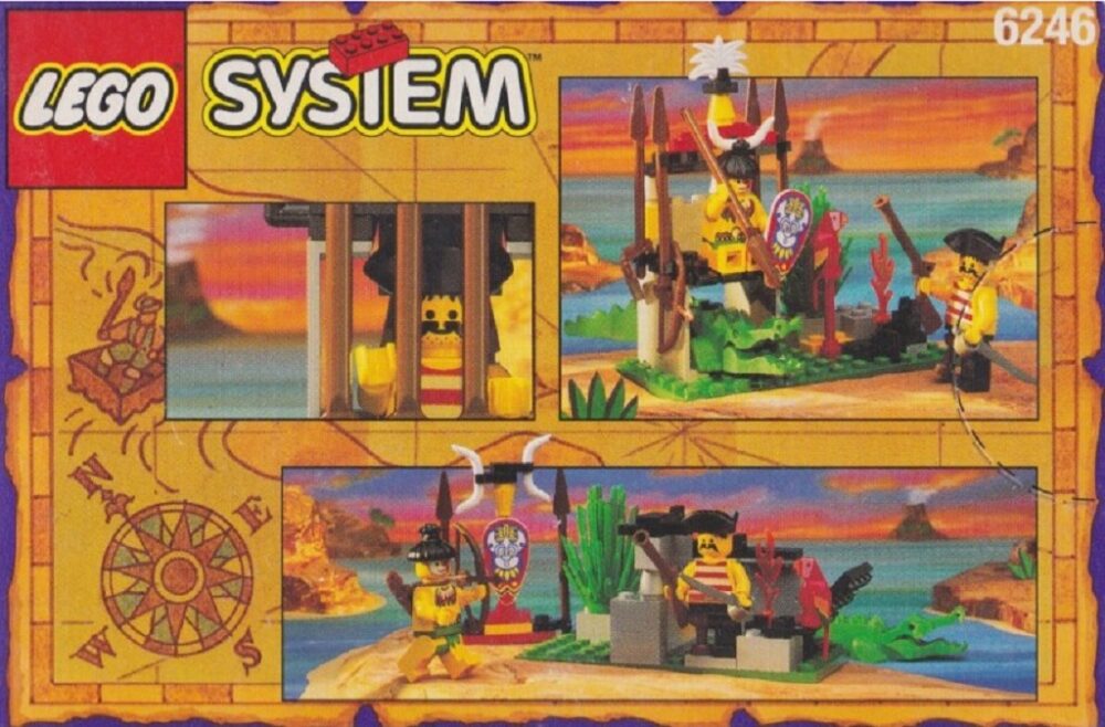 LEGO Pirates 6246 Crocodile Cage im Classic Review - zusammengebaut