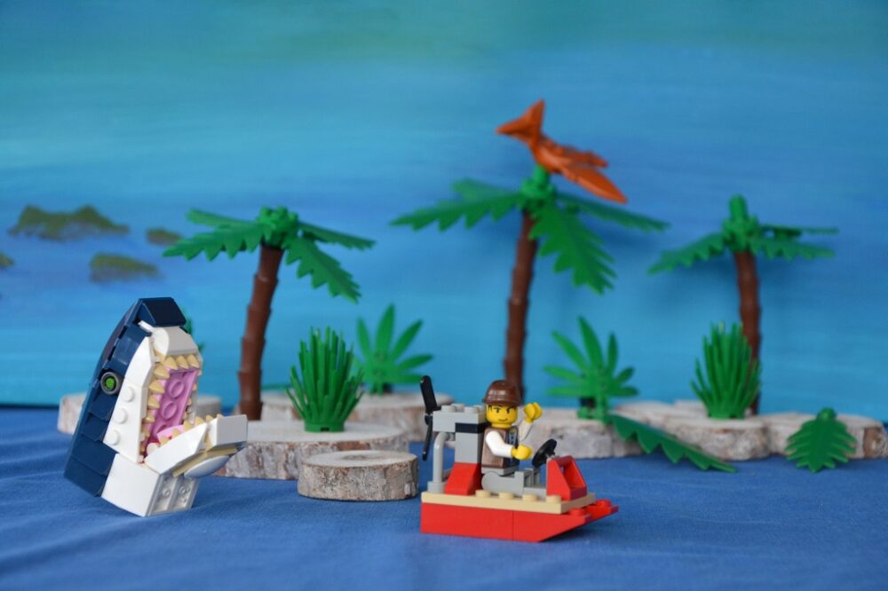 LEGO Adventurers 5912 Mike’s Swamp Boat im Classic Review - zusammengebaut