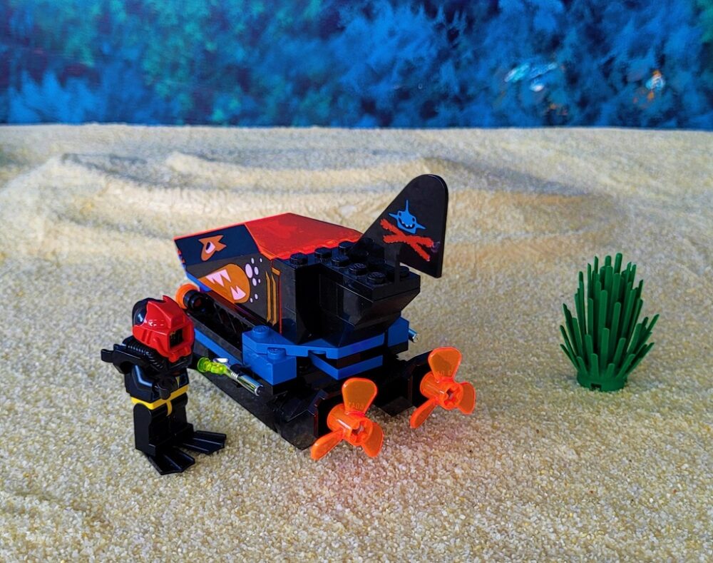 LEGO Aquazone 6135 Spy Shark im Classic Review - zusammengebaut