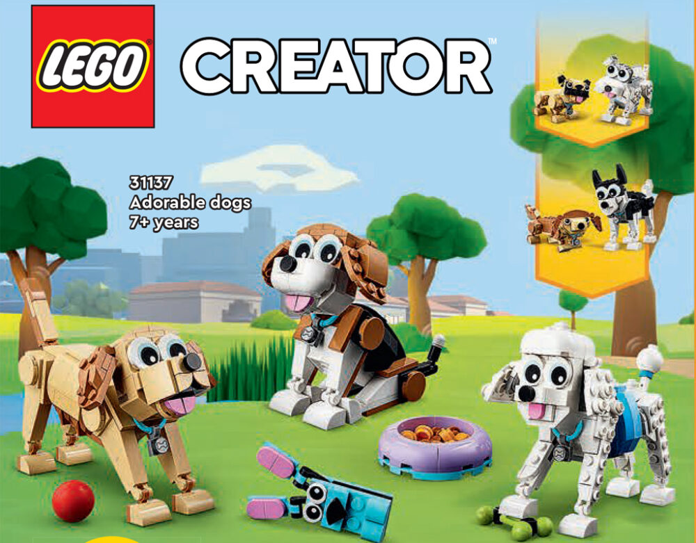 Sechs neue LEGO Creator Neuheiten zeigen sich: Haus, Hund, Papagei und ...