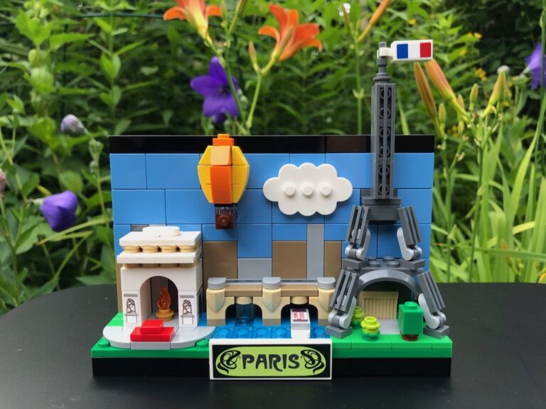 LEGO Creator 40568 Postkarte aus Paris im Review - zusammengebaut