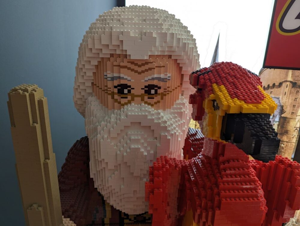 LEGO Harry Potter Dumbledore in Hamburg! - zusammengebaut