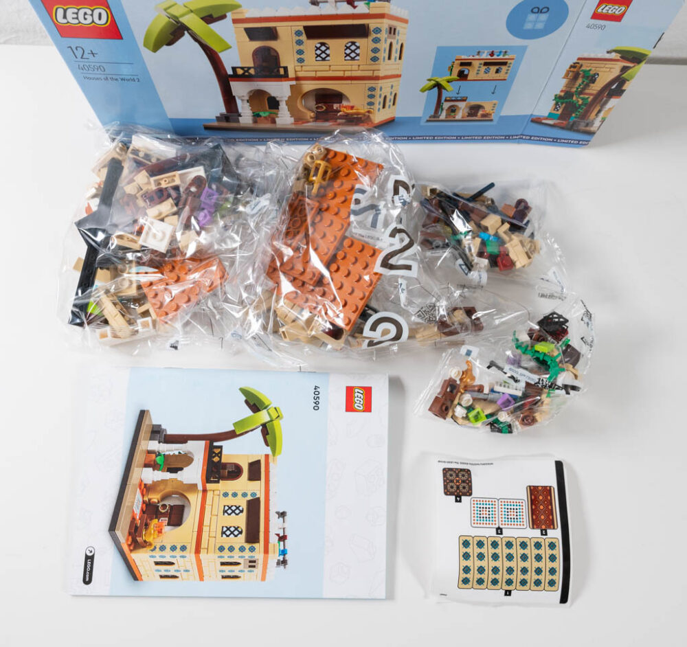 LEGO 40590 Häuser der Welt 2 im Review - zusammengebaut