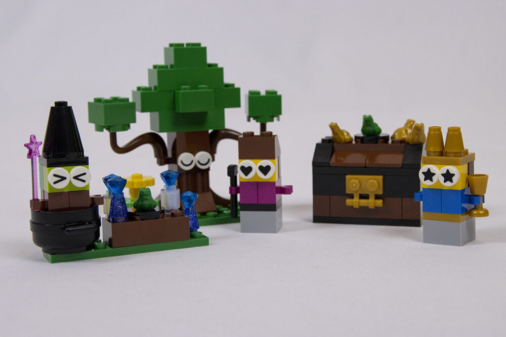 LEGO 11033 Fantasie-Universum Kreativ-Bauset im Review - zusammengebaut