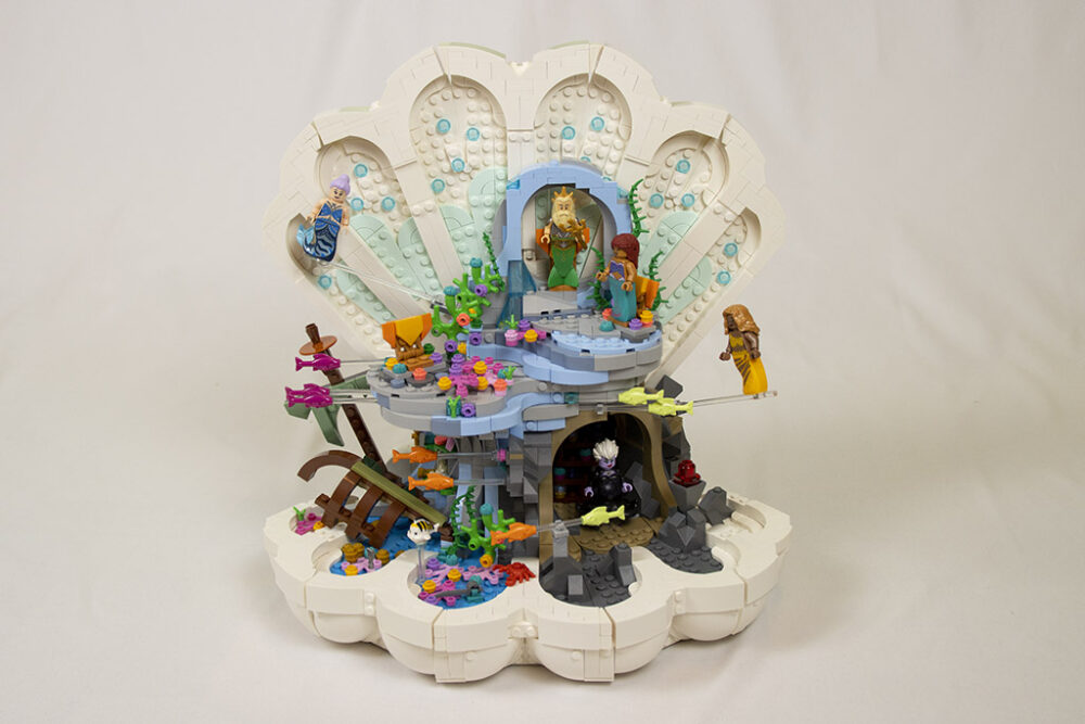 LEGO Disney 43225 Arielles königliche Muschel im Review - zusammengebaut