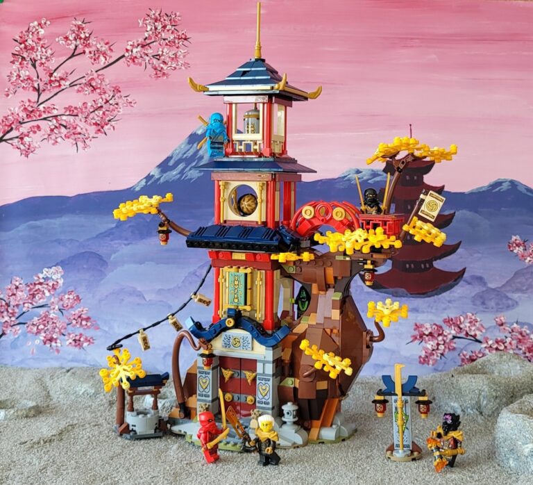 LEGO Ninjago 71795 Tempel der Drachenpower im Review - zusammengebaut