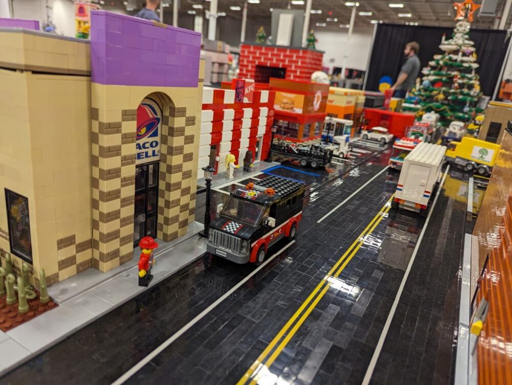 LEGO als Appetitanreger: Willkommen in den USA! - zusammengebaut