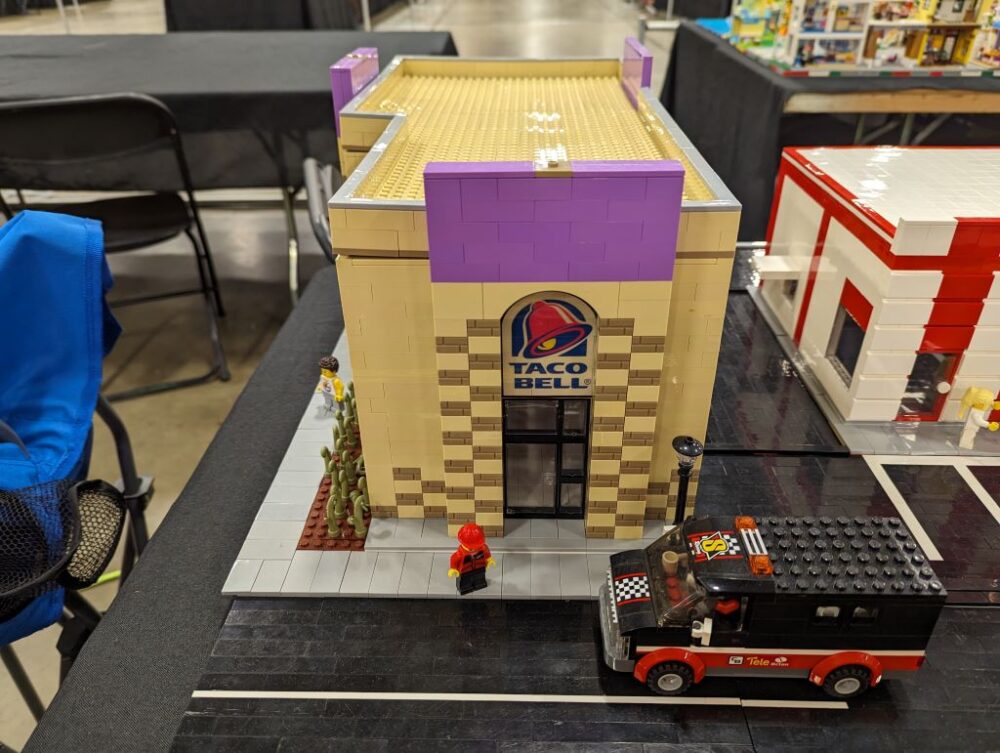 LEGO als Appetitanreger: Willkommen in den USA! - zusammengebaut