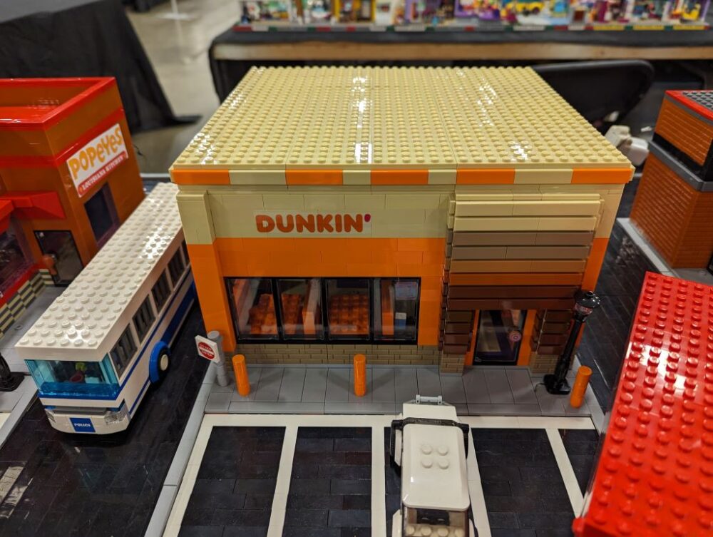 LEGO als Appetitanreger: Willkommen in den USA! - zusammengebaut